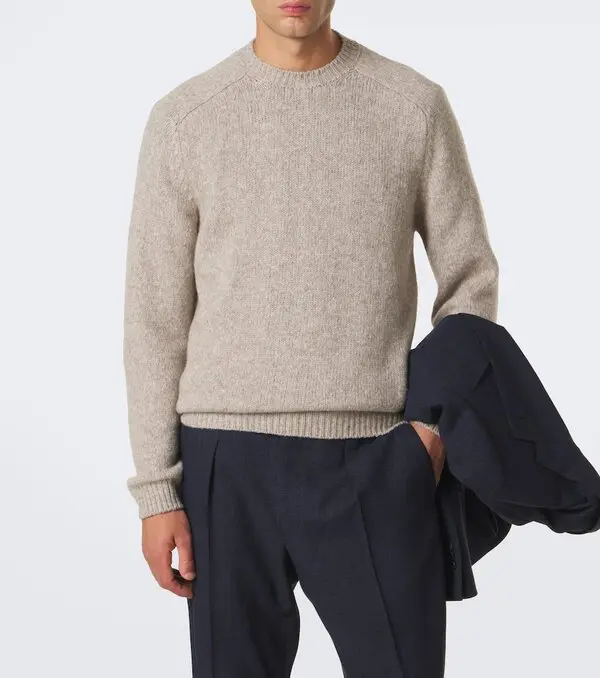 Thom Sweeney Wool And Yak-blend Sweater