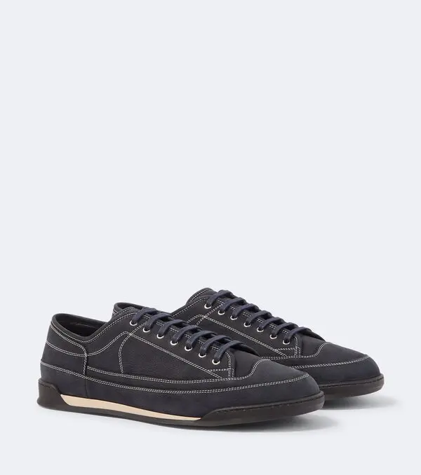 John Lobb Court Leather Low-top Sneakers
