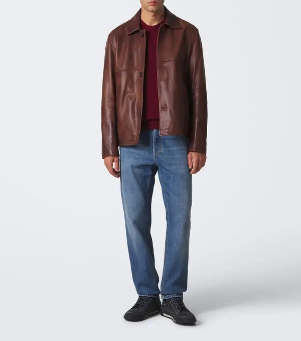 John Lobb Court Leather Low-top Sneakers