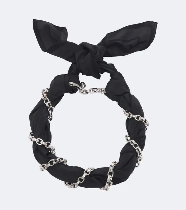 TOTEME Chain-detail Silk Scarf