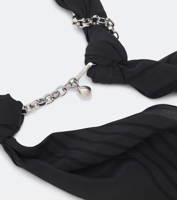 TOTEME Chain-detail Silk Scarf