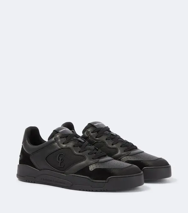CHRISTIAN LOUBOUTIN Bsktball 1 Retro Leather Sneakers