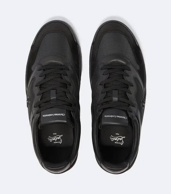 CHRISTIAN LOUBOUTIN Bsktball 1 Retro Leather Sneakers