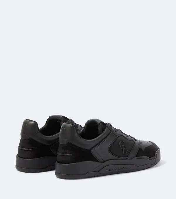 CHRISTIAN LOUBOUTIN Bsktball 1 Retro Leather Sneakers