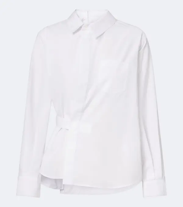 Sacai Cotton-blend Poplin Shirt