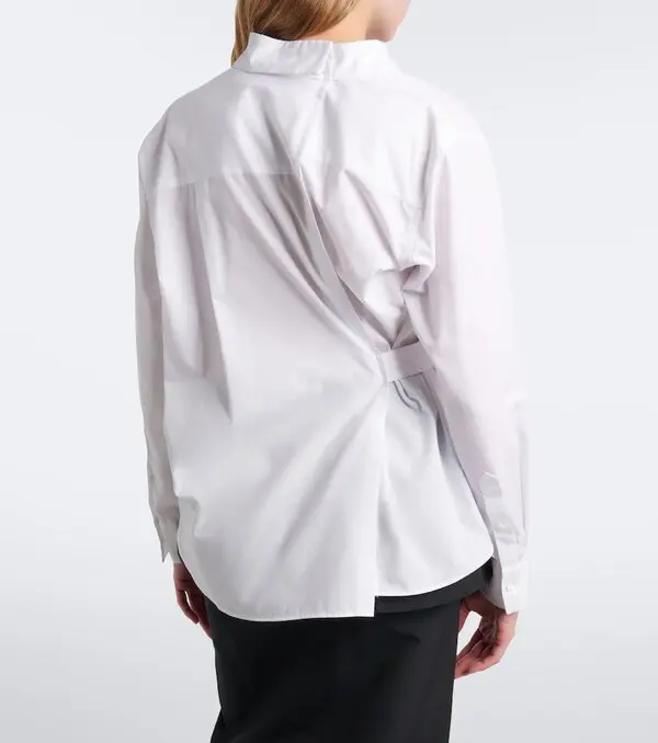 Sacai Cotton-blend Poplin Shirt