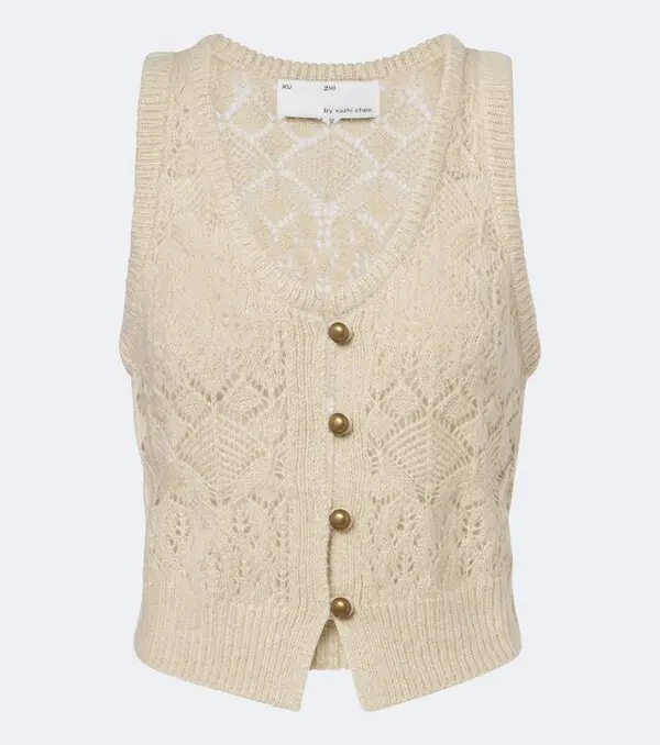 XU ZHI Open-knit Sweater Vest