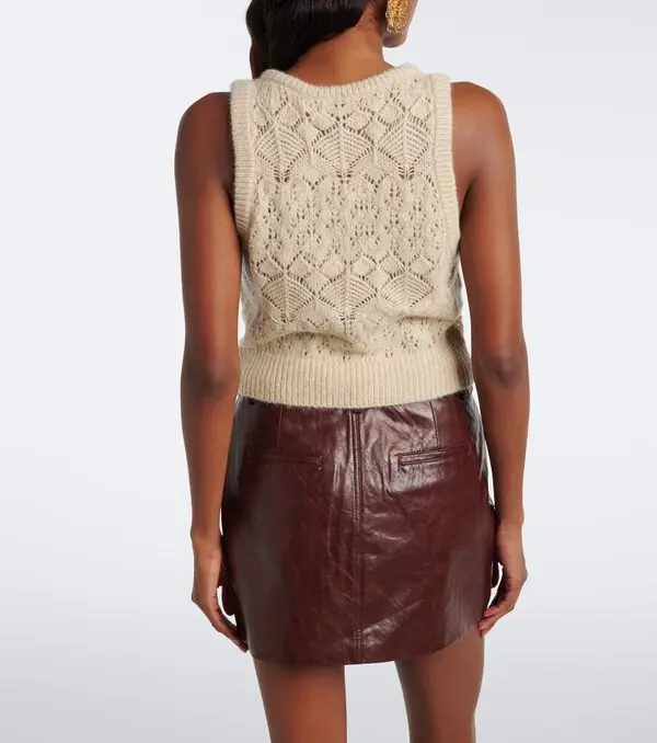 XU ZHI Open-knit Sweater Vest