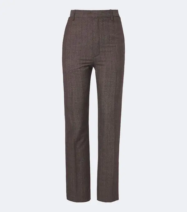 Victoria Beckham Pinstripe Straight Pants