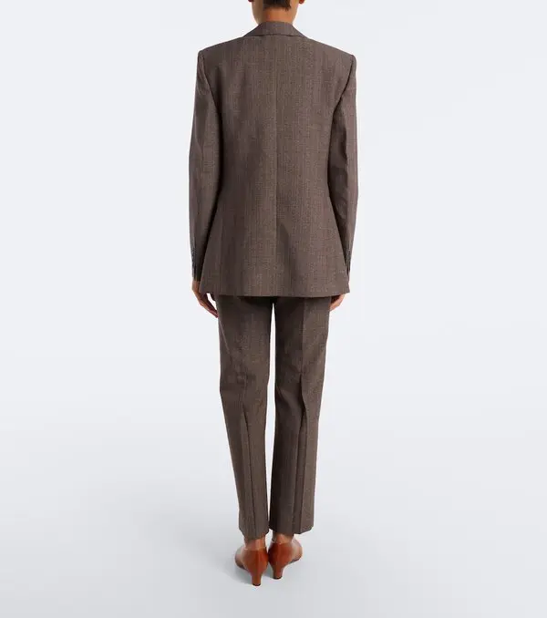 Victoria Beckham Pinstripe Straight Pants