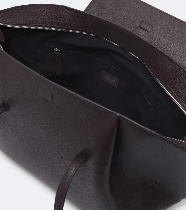 DEMELLIER Brooklyn Large Leather Shoulder Bag
