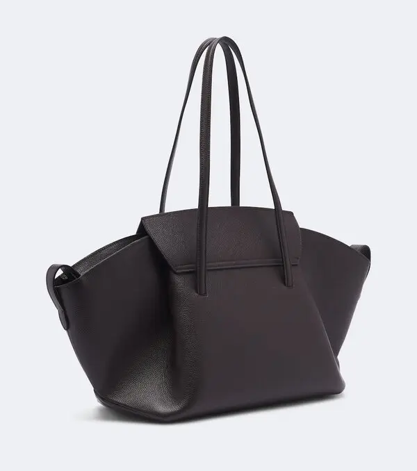 DEMELLIER Brooklyn Large Leather Shoulder Bag