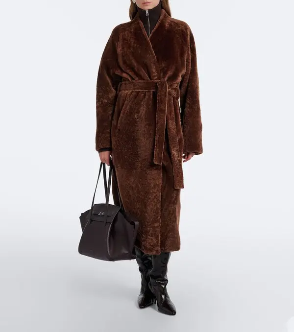 DEMELLIER Brooklyn Large Leather Shoulder Bag