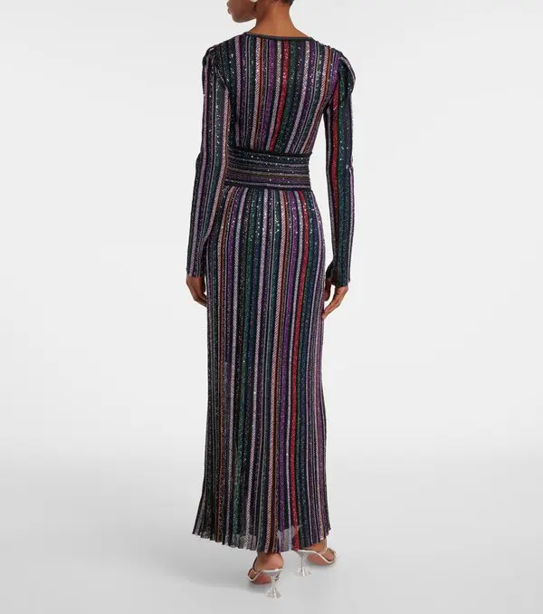 Missoni Sequined Striped Gown