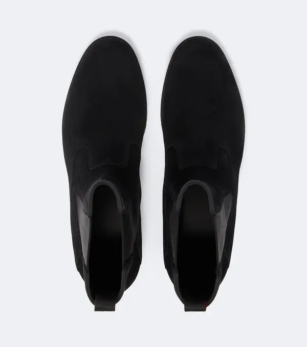 CHRISTIAN LOUBOUTIN Cavernos Suede Chelsea Boots