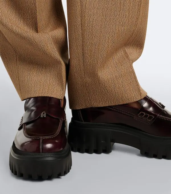Hogan H700 Leather Loafers