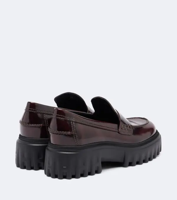 Hogan H700 Leather Loafers