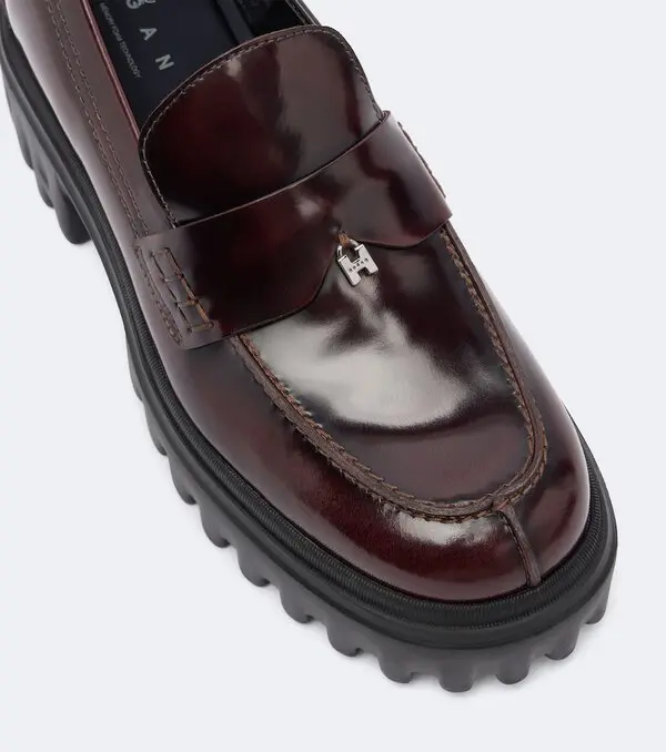 Hogan H700 Leather Loafers