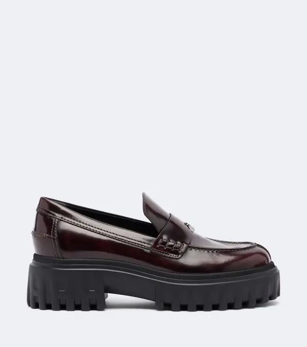 Hogan H700 Leather Loafers
