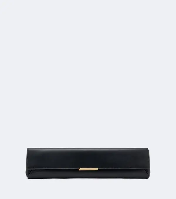 Balmain Small Leather Clutch