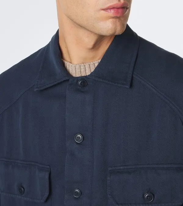 Ralph Lauren Purple Label Cotton And Linen Shirt