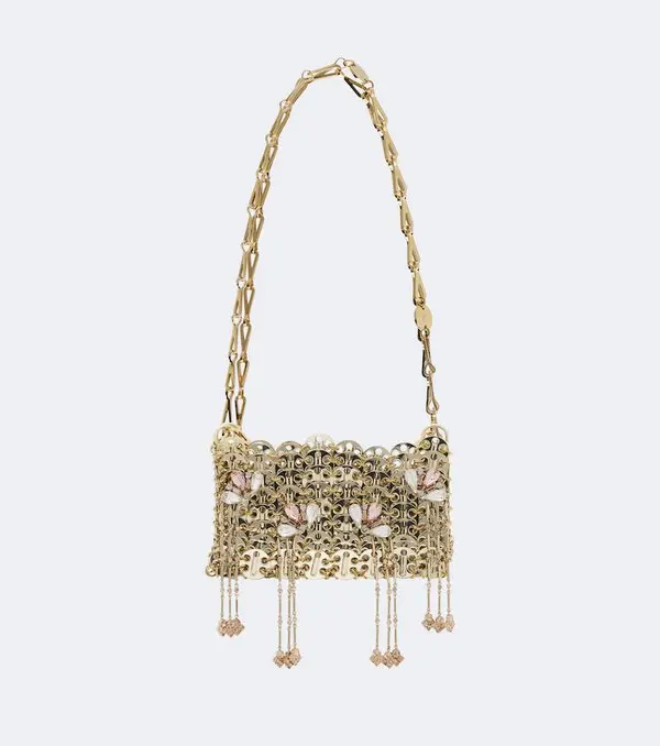 Rabanne Iconic Nano 1969 Embellished Shoulder Bag