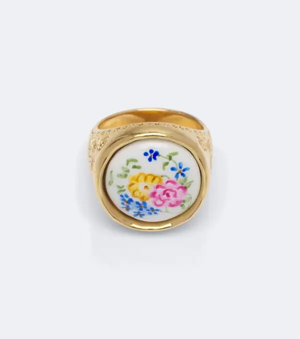 Chloé Bloomcraft Floral Signet Ring