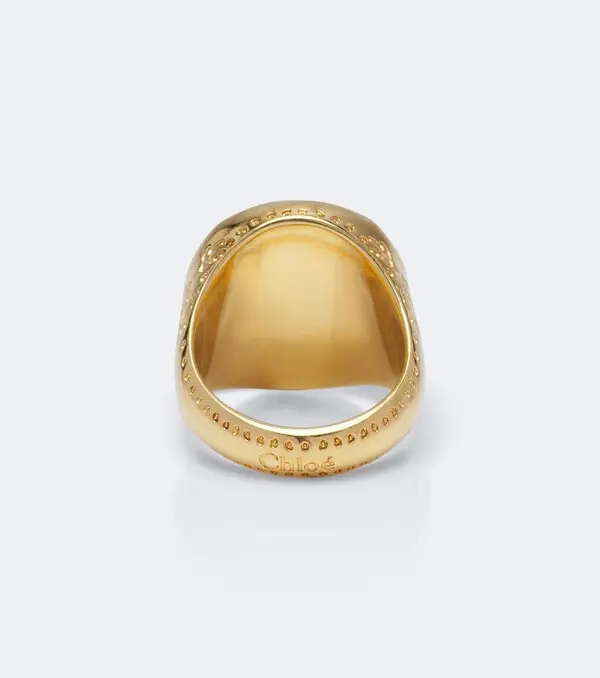 Chloé Bloomcraft Floral Signet Ring