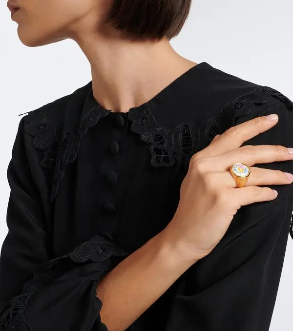 Chloé Bloomcraft Floral Signet Ring