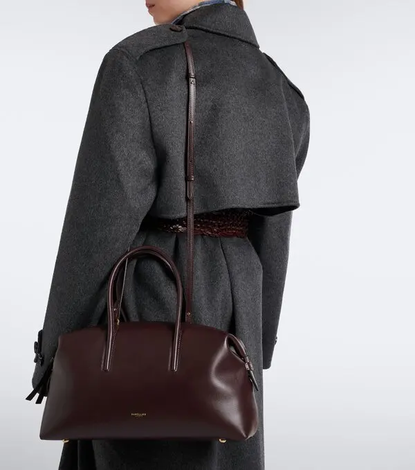 DEMELLIER Stockholm Midi Leather Top-handle Bag