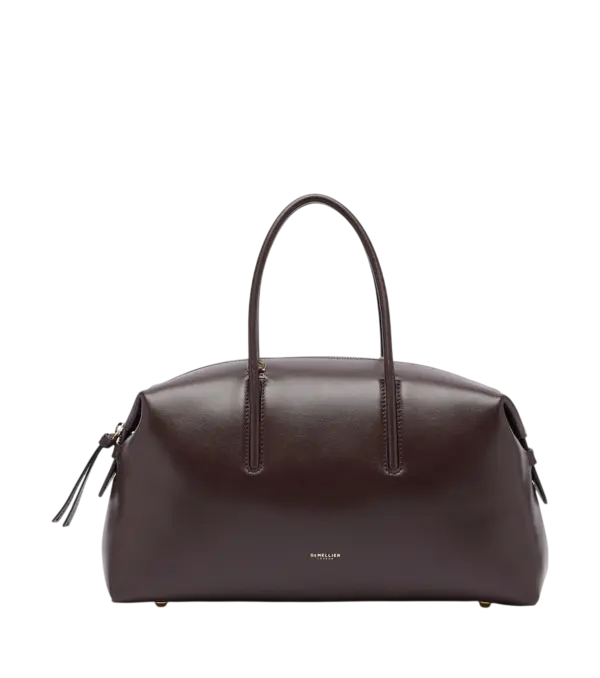 DEMELLIER Stockholm Midi Leather Top-handle Bag - Burgundy