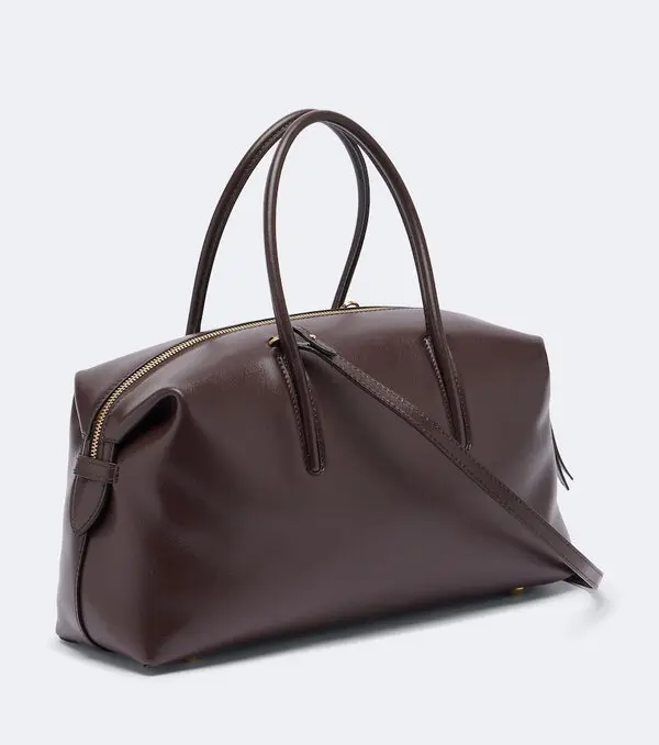 DEMELLIER Stockholm Midi Leather Top-handle Bag - Burgundy