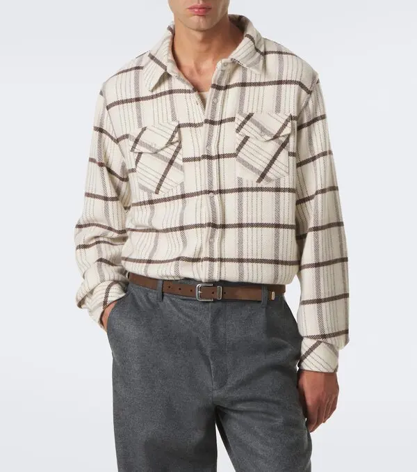GOD'S TRUE CASHMERE Expedition Cashmere Shirt With Rose Quartz