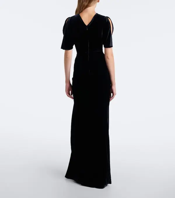 Victoria Beckham Isabella Velvet Gown
