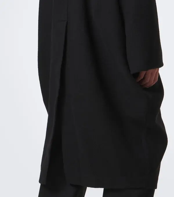 Rick Owens Poiret Virgin Wool Coat