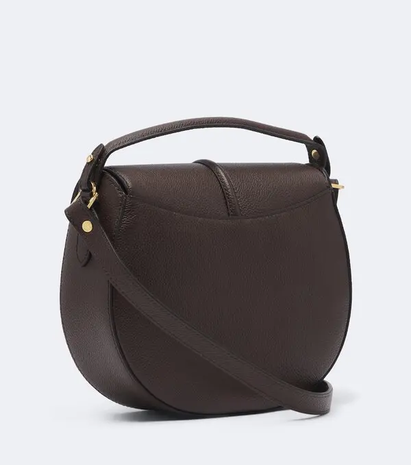 DEMELLIER Siena Saddle Small Leather Crossbody Bag