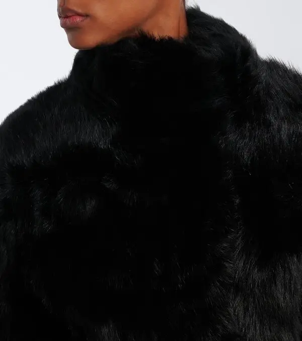 YVES SALOMON Reversible Shearling Wrap Coat