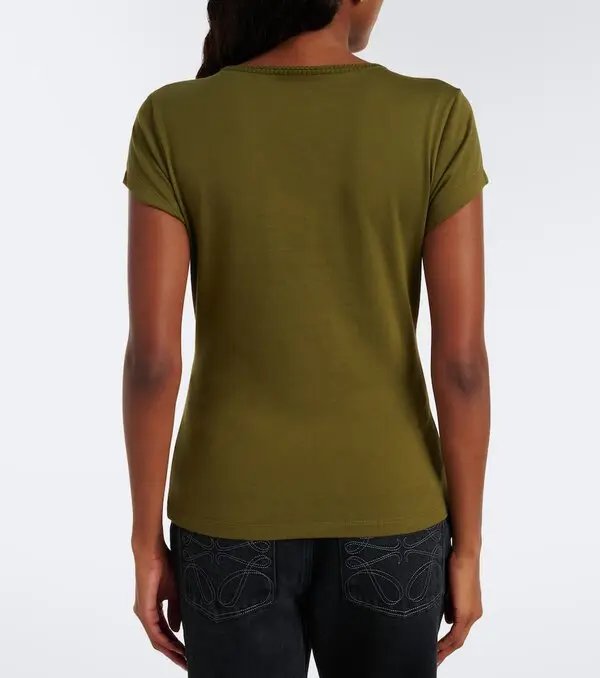 Loewe Double L Cotton Jersey T-shirt