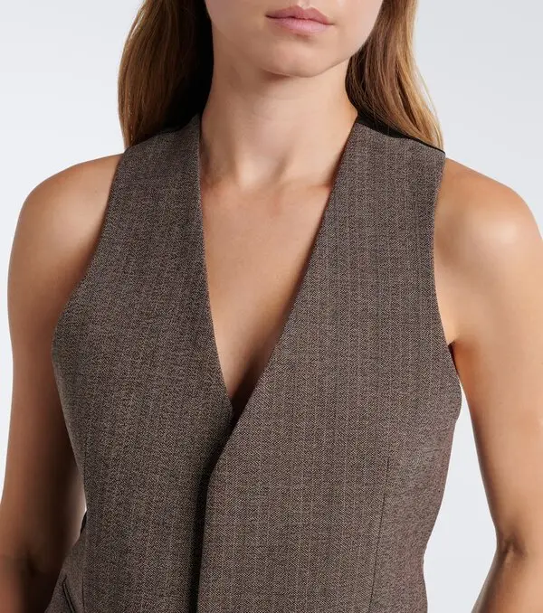 Victoria Beckham Pinstripe Vest