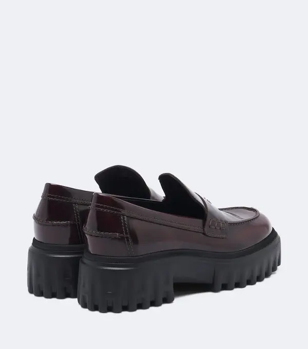 Hogan H641 Leather-trimmed Suede Sneakers