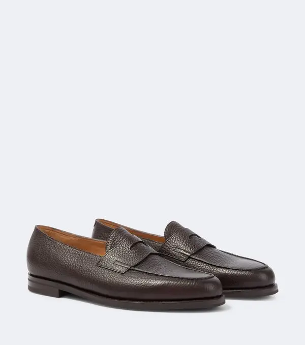 John Lobb Lopez Leather Penny Loafers