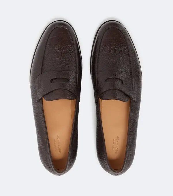 John Lobb Lopez Leather Penny Loafers