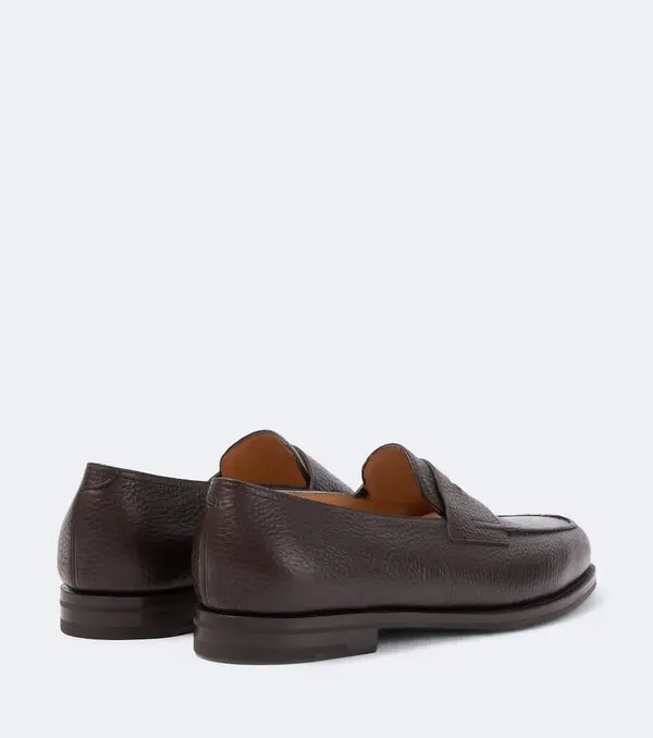 John Lobb Lopez Leather Penny Loafers