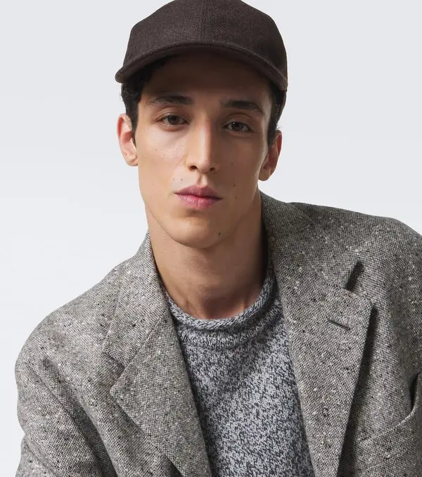 Agnona Cashmere Baseball Cap