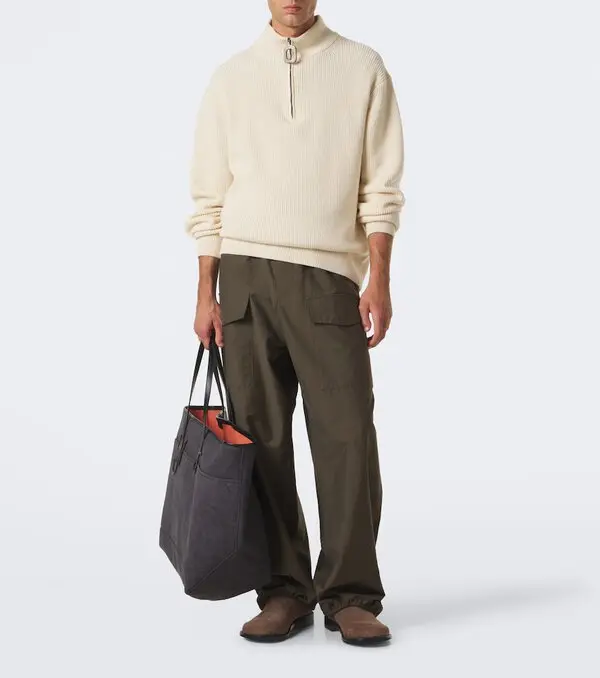 JW Anderson Anchor Xl Canvas Tote Bag