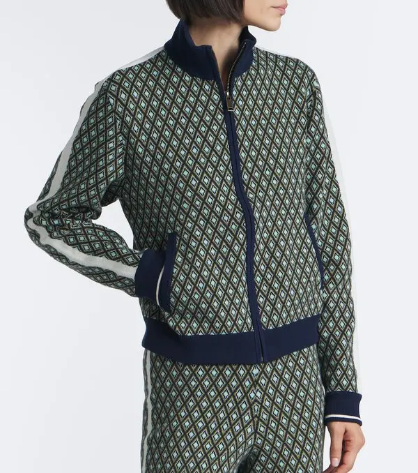 The Upside Viva Margot Knitted Cotton-blend Sweatshirt