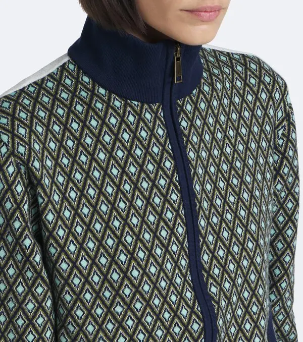 The Upside Viva Margot Knitted Cotton-blend Sweatshirt