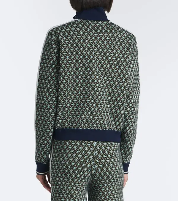 The Upside Viva Margot Knitted Cotton-blend Sweatshirt