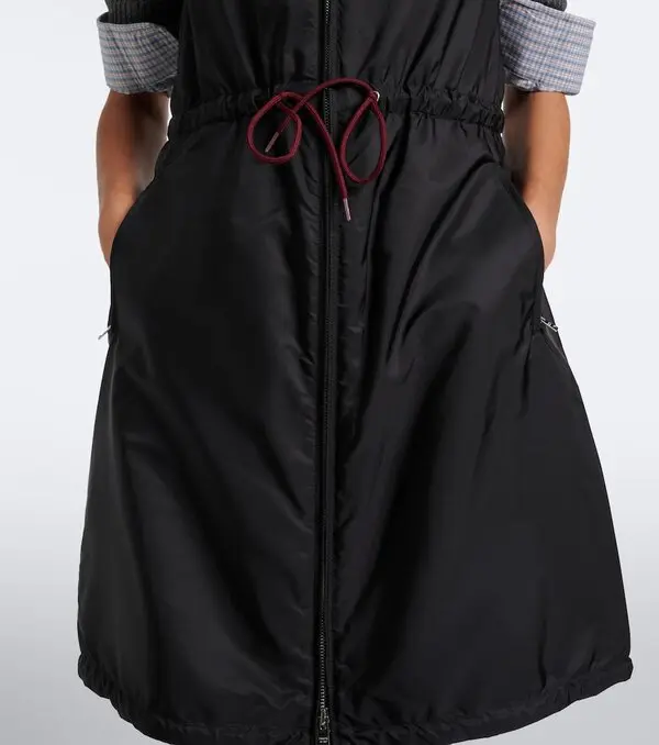 Prada Re-nylon Zip-up Minidress