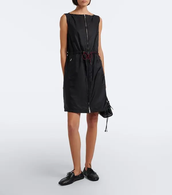 Prada Re-nylon Zip-up Minidress